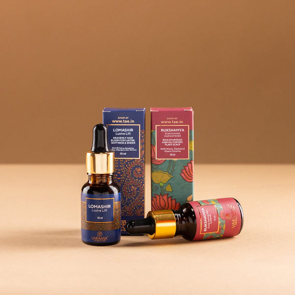 Varaasa Mini Hair Oil Combo - Set of 2 Premium Ayurvedic Hair Oils ...